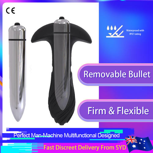 Premium Magic Multifunctional Butt Anal Plug Bullet Vibrator Adult Sex ...