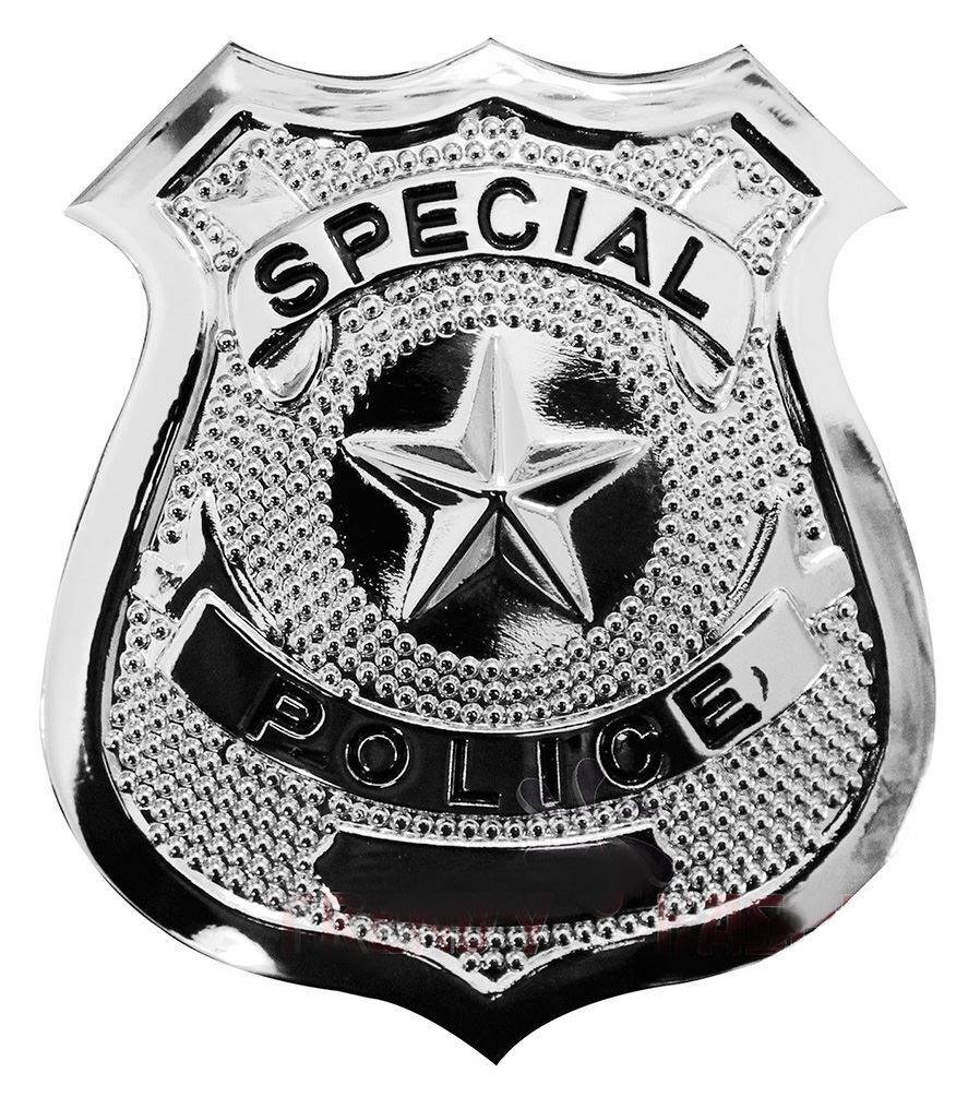 Black Police Officer Badge Sash