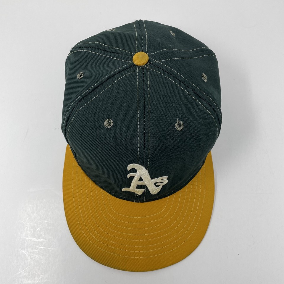Vintage Athletics Hat A's Snapback Contrast Stitching Made In USA 80s ...