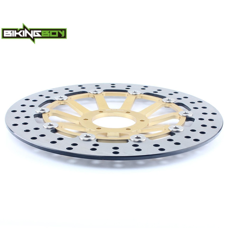 Pair Front Brake Rotors Discs Pads For Honda GL 1800 Goldwing ABS 2001 ...