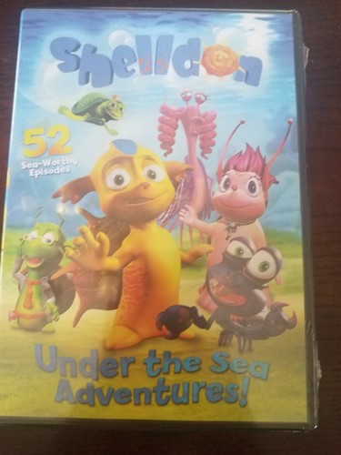 NEW Shelldon Under The Sea Adventures DVD 4 Disc Set Complete Series 52 ...