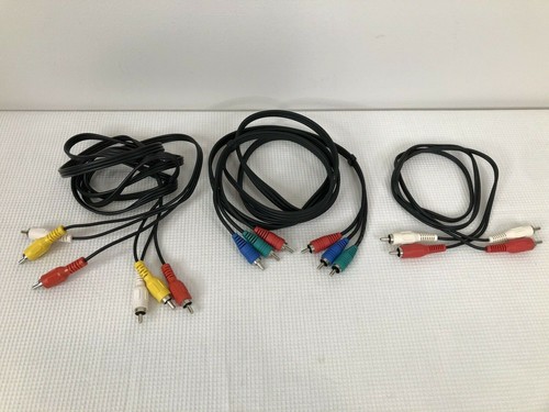 Mixed Cables 5’ Component Video + 6’ Composite Red White Yellow + 3 ...