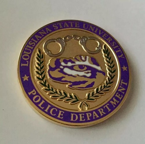 LSU Tigers Louisiana State Campus Police Challenge Coin Burrow Skenes ...