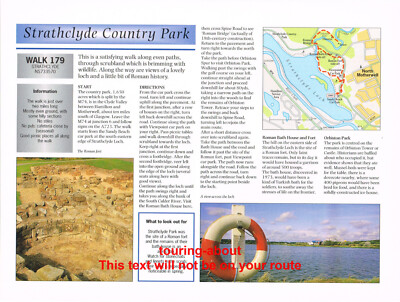 Strathclyde Loch Country Park Culzean 1994 Walking Routes & Maps | eBay UK