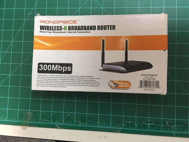 Monoprice 300 Mbps 1-Port Wireless N Router (8070) for sale online | eBay