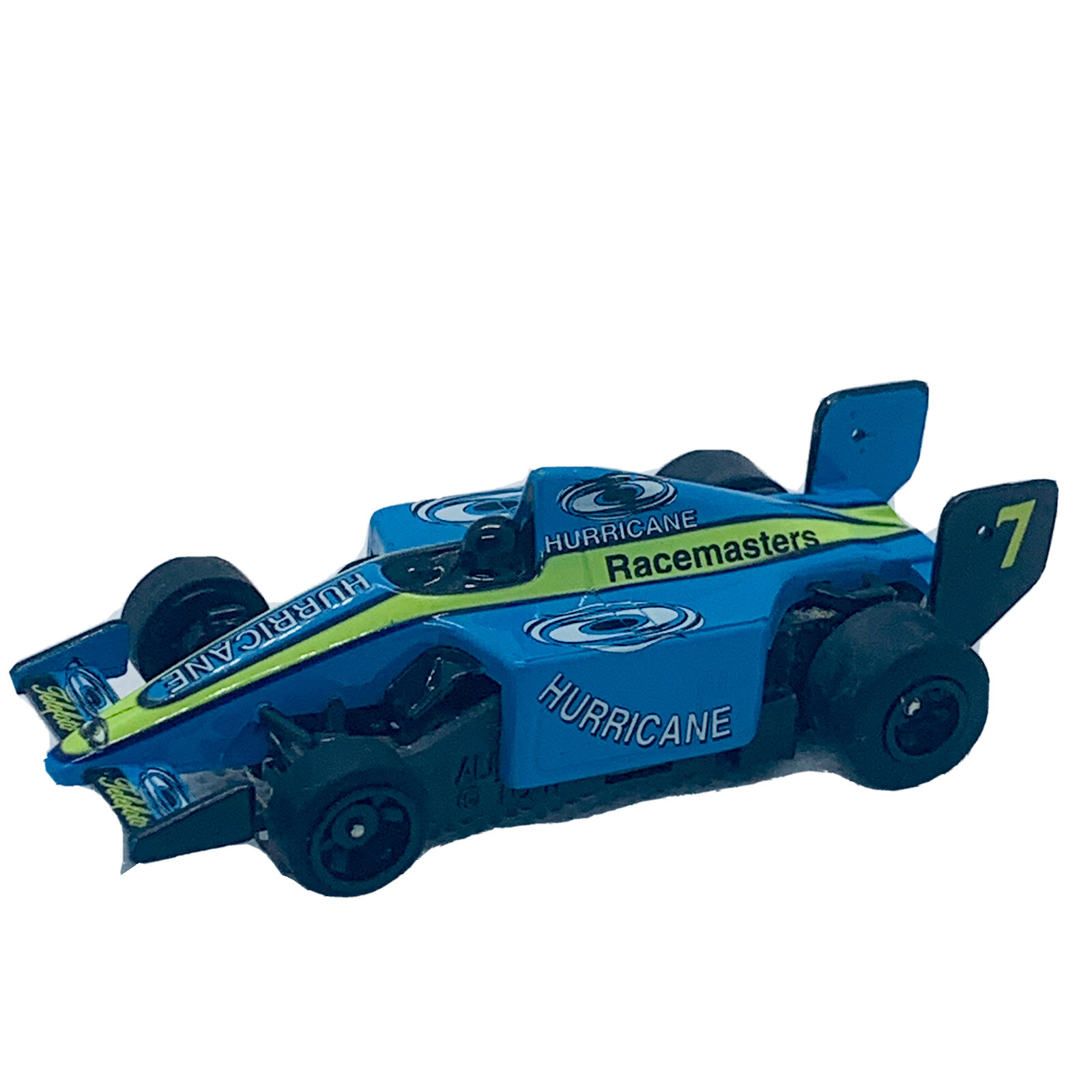 TOMY AFX RACEMASTER SUPER G-PLUS F1 INDY #7 HURRICANE HO SLOT CAR RARE ...