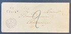 Cursive 35 / CLUIS (Indre) S/ Letter 1849 / Tax 2 Decimes, Without ...