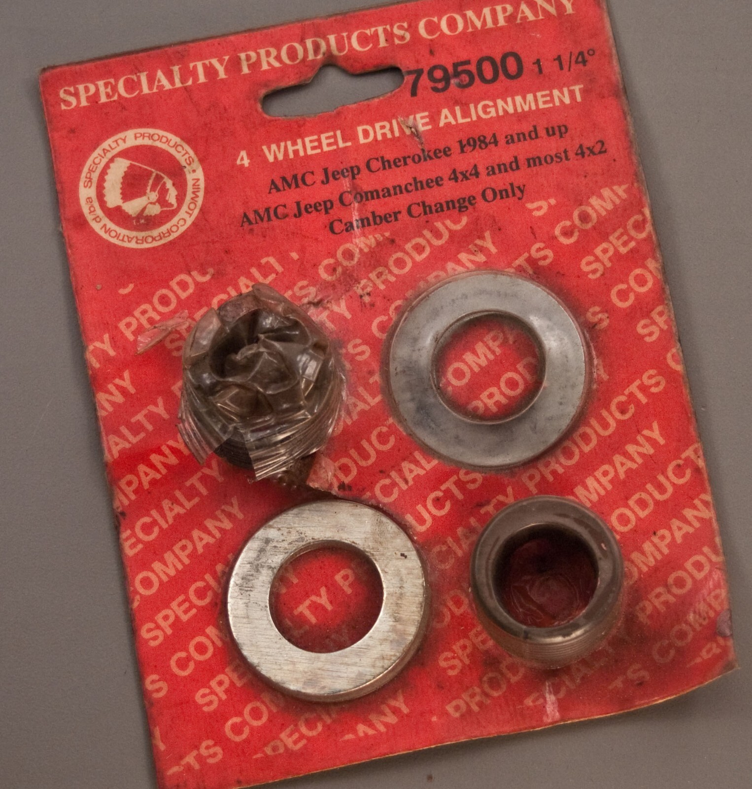 NOS SPECIALTY 79500 4 Wheel Drive Alignment Camber Change Set (1.25 deg ...
