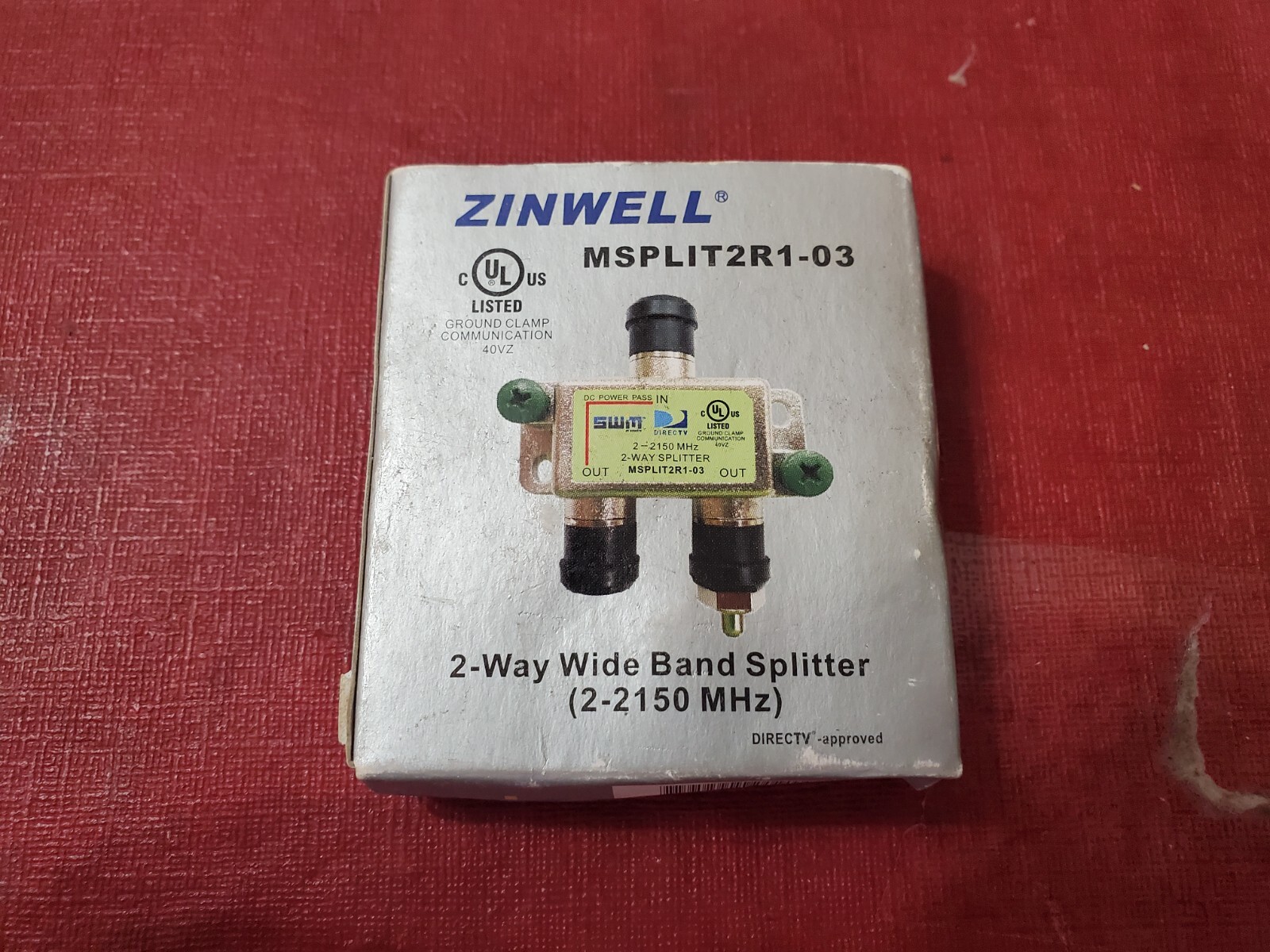 DIRECTV Msplit2r1 Approved Zinwell 2-way Wide Band SWM Splitter for ...