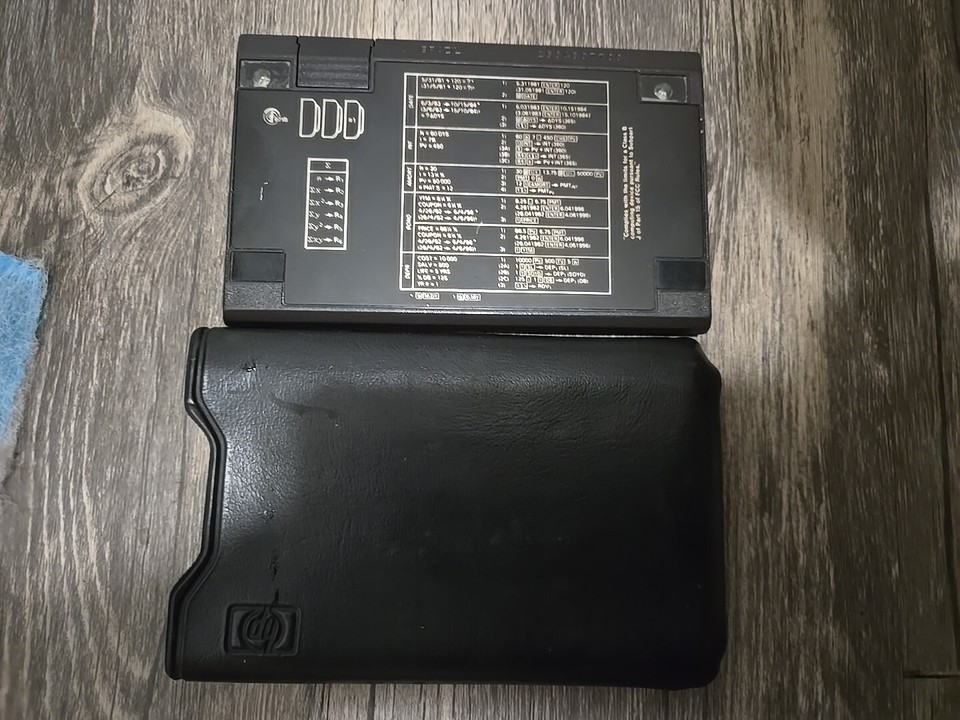 HP 12C Financial Calculator Original Tested & Working New batteries | eBay