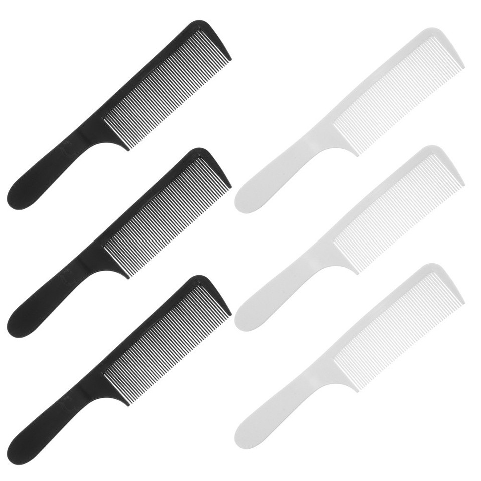 6 PCS Barber Professional Comb Curved Hair Combs for Styling Men | eBay ...