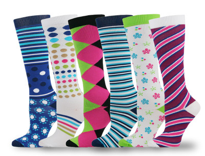Think Medical - Prestige Medical Printed Compression Socks - 24 Styles ...
