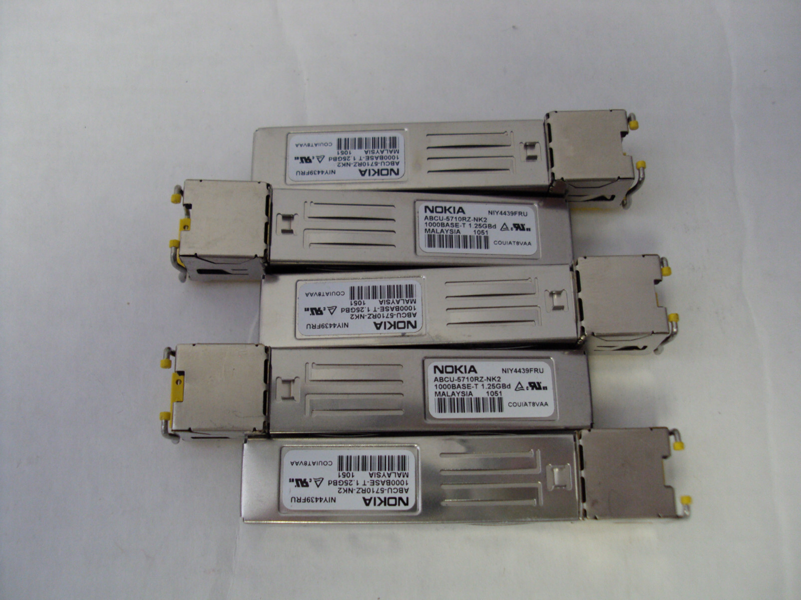 LOT OF 4 Nokia checkpoint ABCU-5710RZ-NK2 1g copper SFPs | eBay