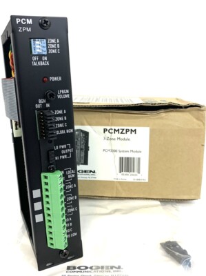 Bogen Model PCMZPM 3 Zone Module PCM2000 System Module / New | eBay