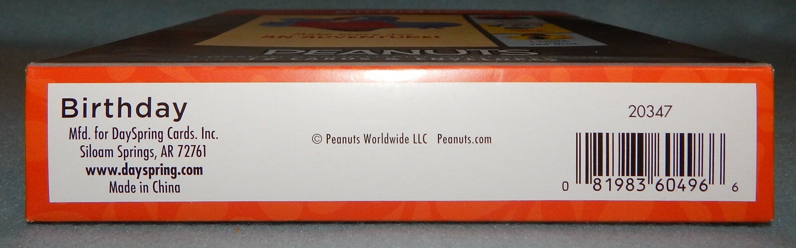 Box of 12 Birthday Cards Featuring the Peanuts {DaySpring 20347} - New ...