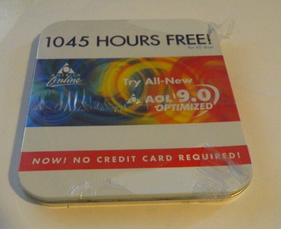 Vintage AOL America Online Internet Connection Trial CD. Unused, sealed ...