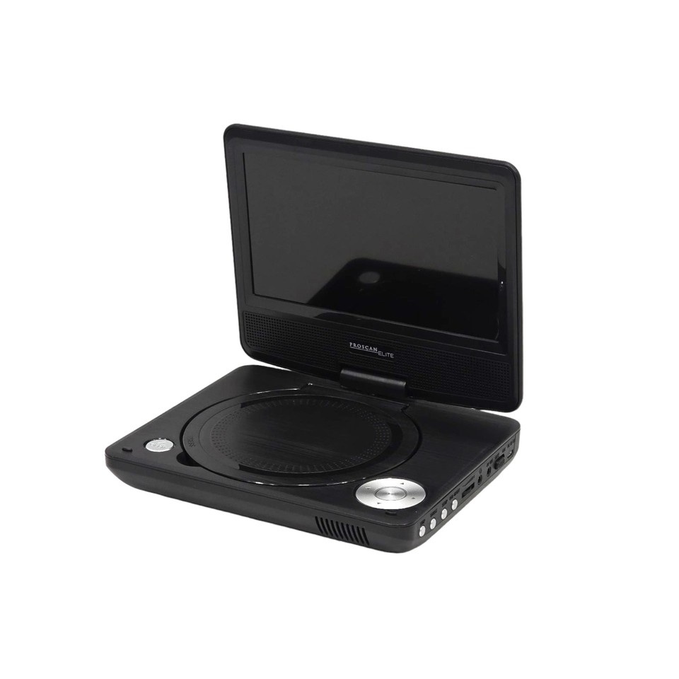 Proscan Elite Portable 7" Swivel Screen DVD Player, SD Card Reader, 2.5 ...