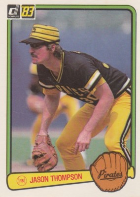FREE SHIPPING-MINT-1983 Donruss #95 JASON THOMPSON PIRATES | eBay