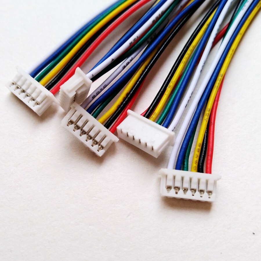 5 sets Micro JST 1.25mm 6-Pin Female + male Connector plug with Wire ...