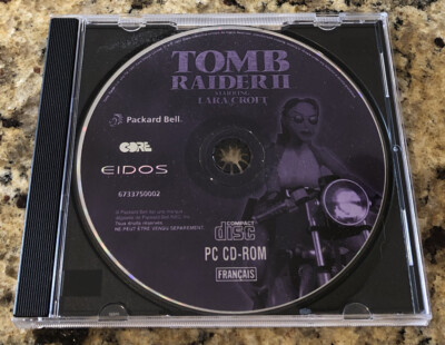 Tomb Raider II 2 Starring Laura Croft PC CD-ROM 1998 Disc Only! No ...