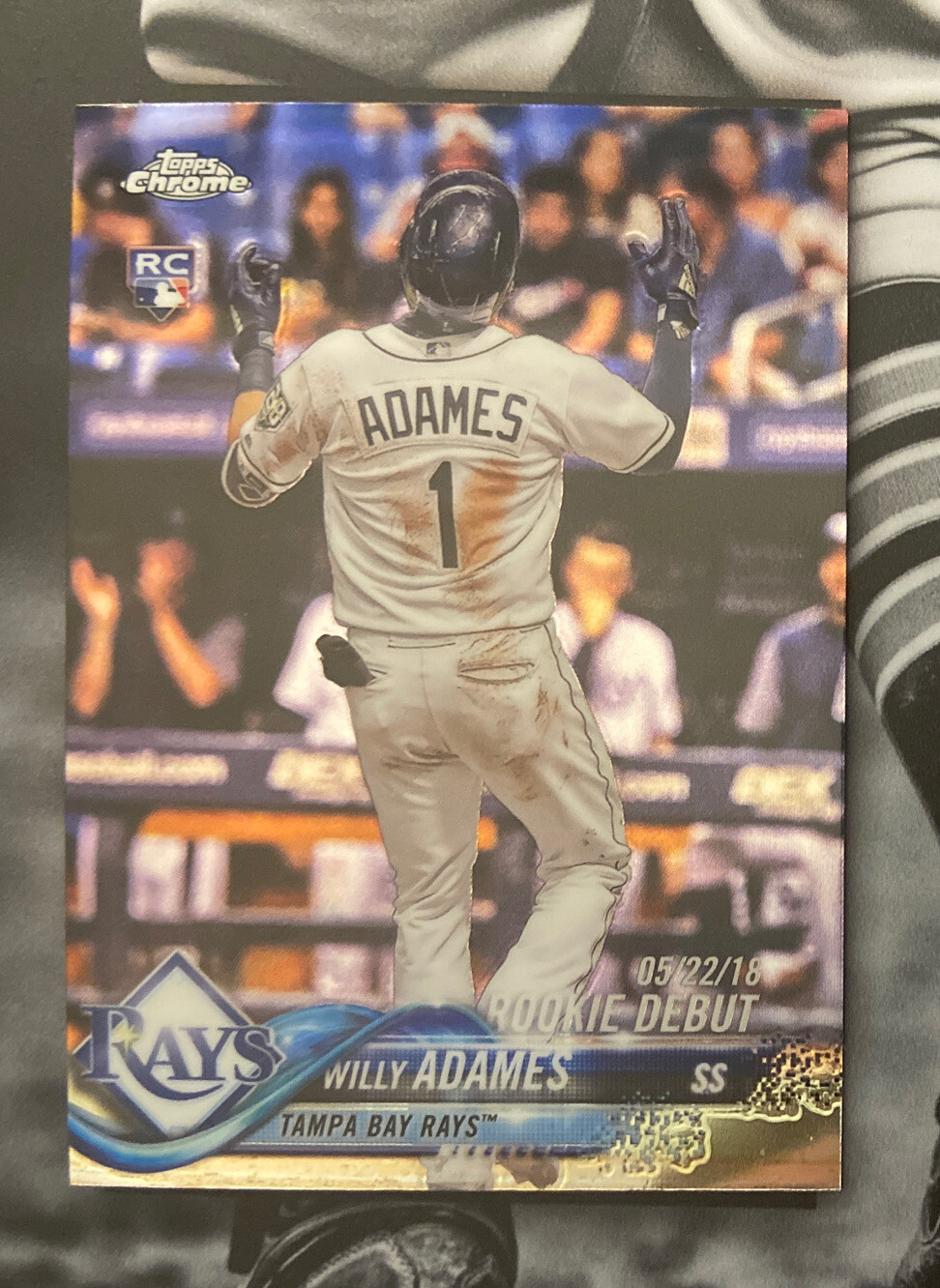 2018 Topps Chrome Update Willy Adames #HMT100 Rookie Card (RC) Debut ...
