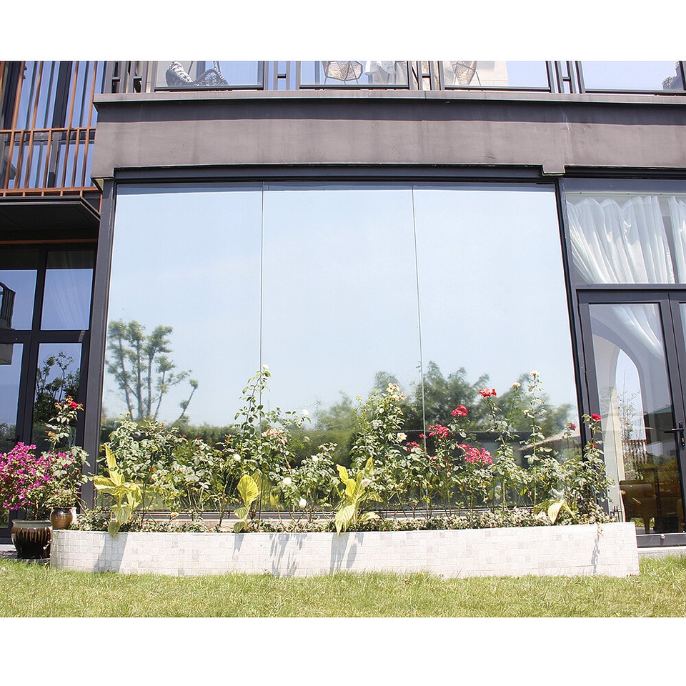 90x200cm Window Film Silver Mirror Reflective Tint Privacy One Way ...