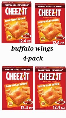 Cheez-It Buffalo Wing Baked Snack Crackers - 12.4oz4 -pack | eBay