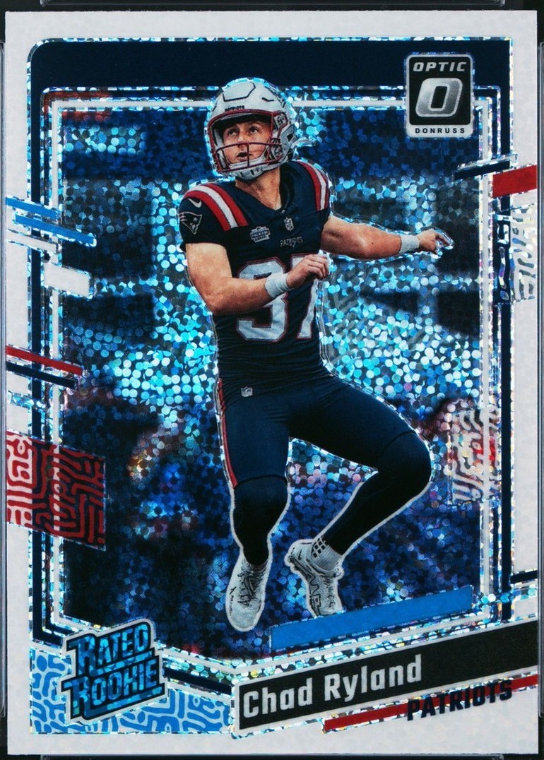 2023 Panini Donruss Optic - Rated Rookie Chad Ryland #273 White Sparkle ...