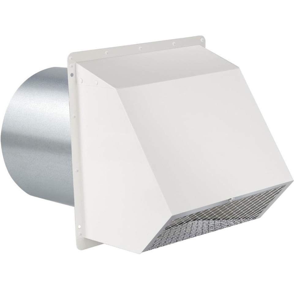 Steel Wall Vent Hood Exhaust Outlet with Rainproof and Animal Proof ...