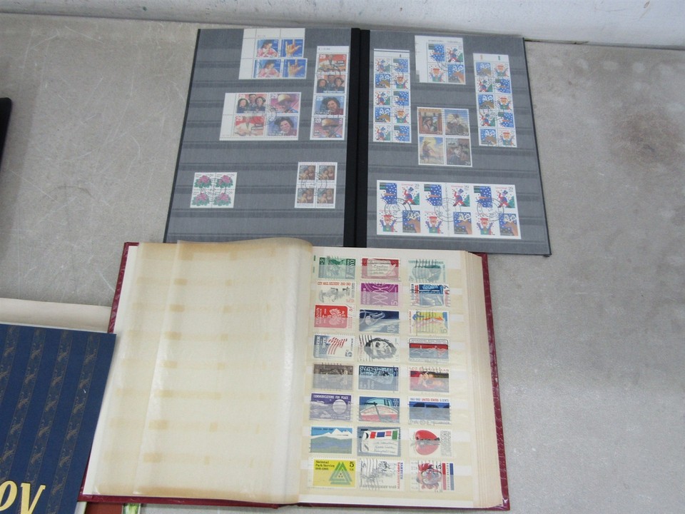 Nystamps US Large many mint stamp collection albums 25 pound carton ...