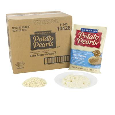 Baf Potato Pearls(R) Mashed With VitC low sodium quick prep 26.5oz ...