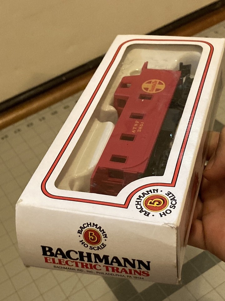 Vintage Bachmann HO Scale Santa Fe ATSF 3851 w/ Box | eBay