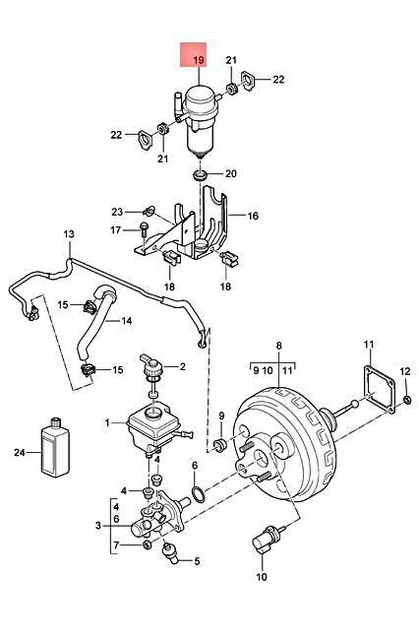 Genuine Porsche Cayenne 9pa Vacuum Pump 95535561702 for sale online | eBay