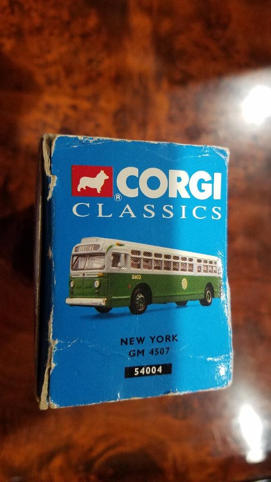 CORGI CLASSICS BUS NEW YORK GM 4507 NIB 1/50 SCALE MODEL 54004 | eBay