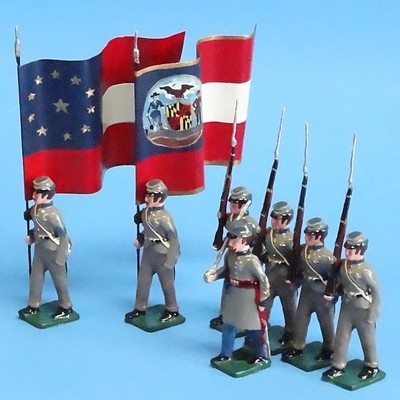 COWF-0148 - 1st and 2nd Maryland Volunteer Infantry Regiment (2 Flags ...