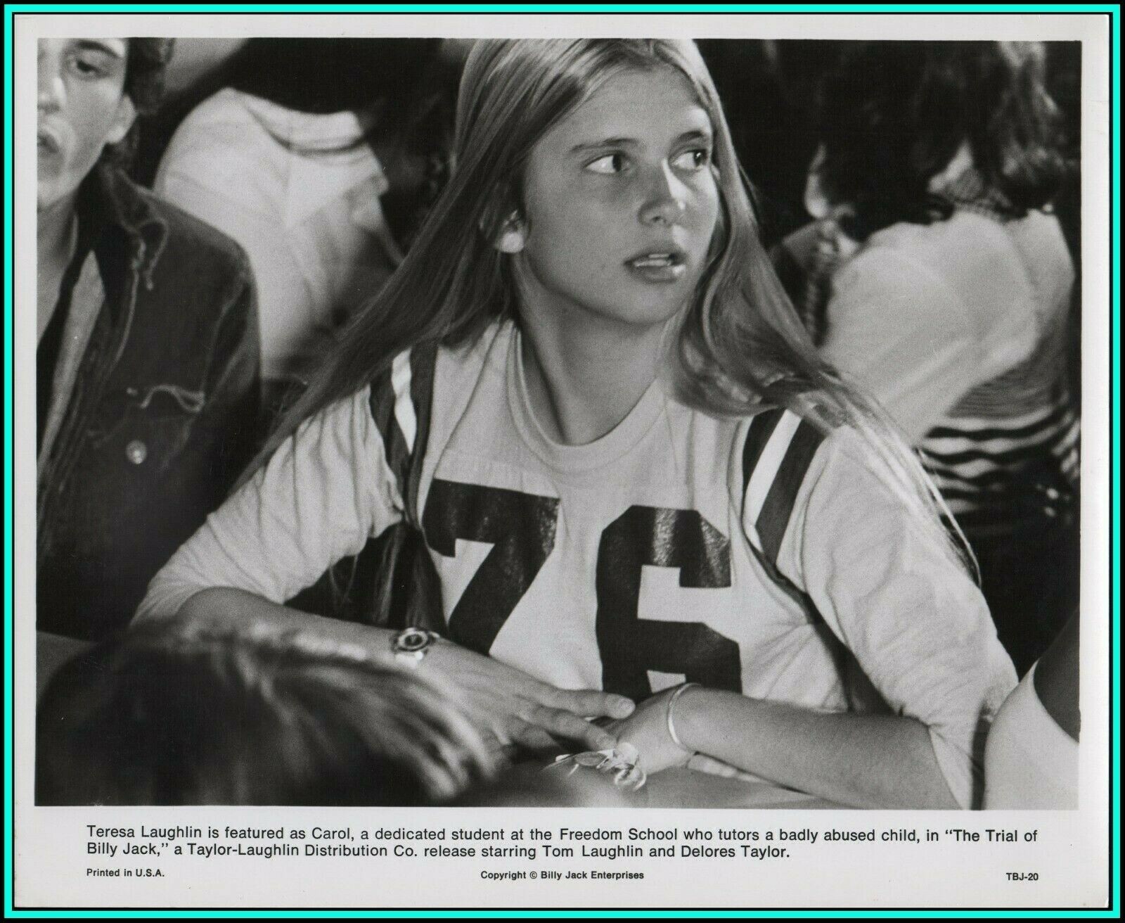 TERESA LAUGHLIN in "The Trial of Billy Jack"- Original Vintage PORTRAIT ...