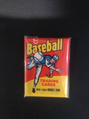 1975 Unopened TOPPS MINI baseball Wax Pack-BEAUTIFUL ! SUPER nice! | eBay