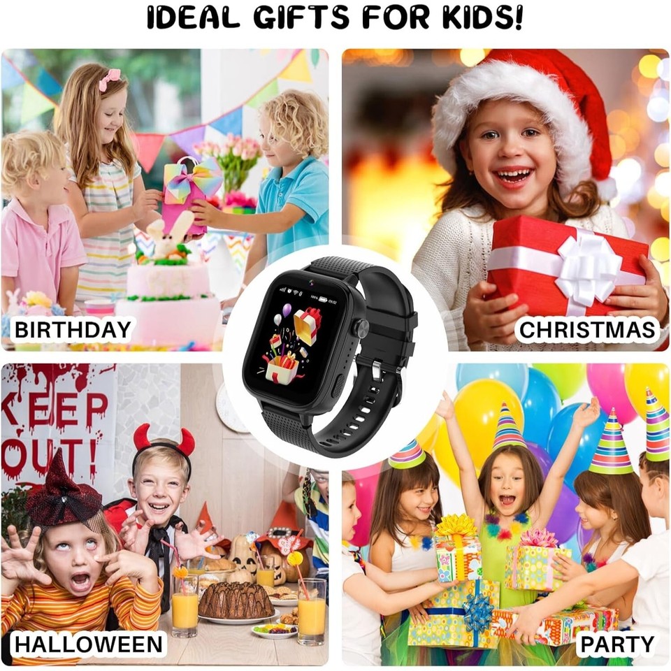 OKYUK 4G Kids Watch, Smart Watch for Kids SIM Card, 47 Exciting Games ...