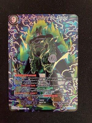 Cell the Ultimate Bio Android Dragon Ball Super Card Holo BT17 049 SR ...