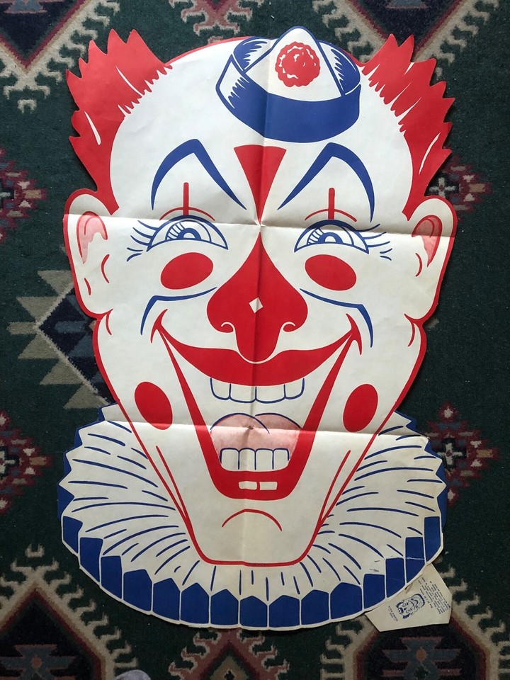 Giant Clown Paper Print | eBay