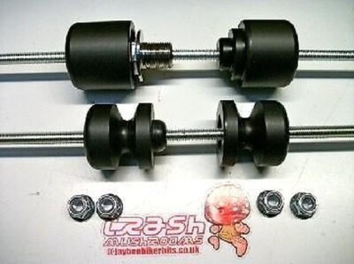 HONDA VTR 1000 FIRESTORM CRASH MUSHROOMS FRONT & REAR AXLE SLIDERS ...