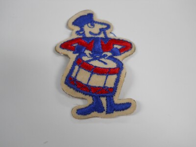 Vintage Drummer Man Blue Red White Patch | eBay