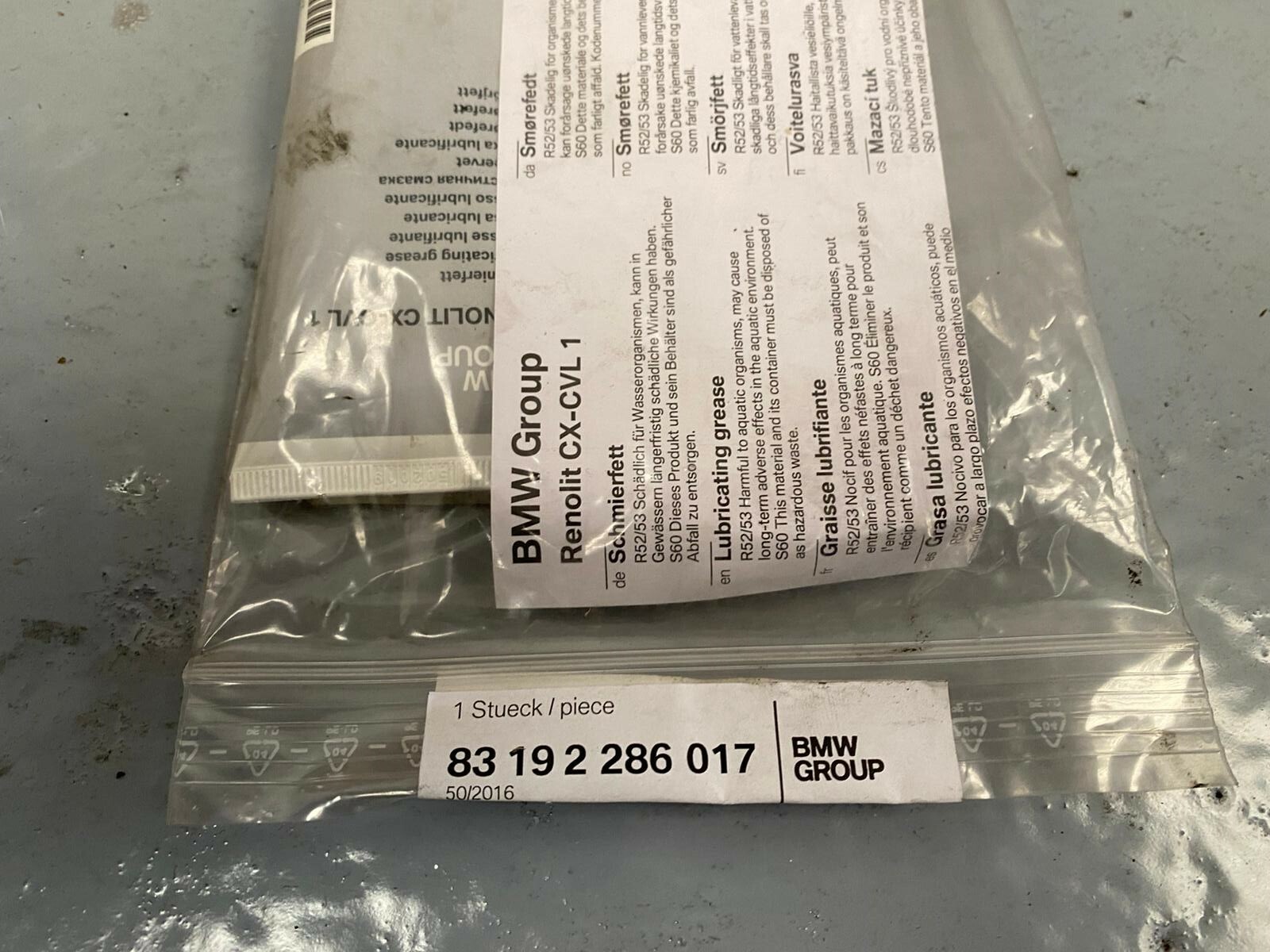 Genuine Output Shaft Lubricating Grease Renolit CX-CVL1 for BMW & MINI ...