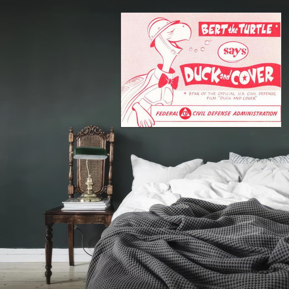 Duck And Cover Poster