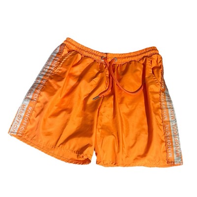 Boohoo Man Size M Orange Swimming Fishing Trunks Short | eBay