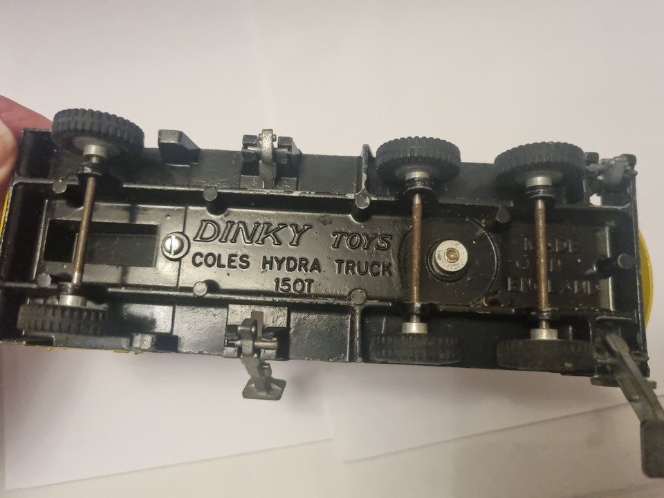 Dinky Toys 7015 Coles Hydra 150T Truck Mobile Crane Vintage Missing ...