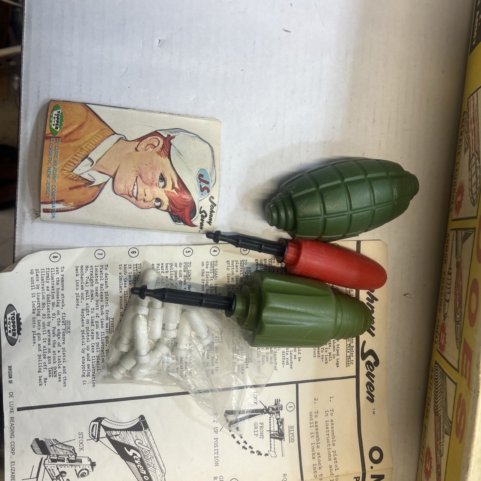 Working 1964 Topper Toys Johnny Seven One Man Army w/3 Missles, 12 ...
