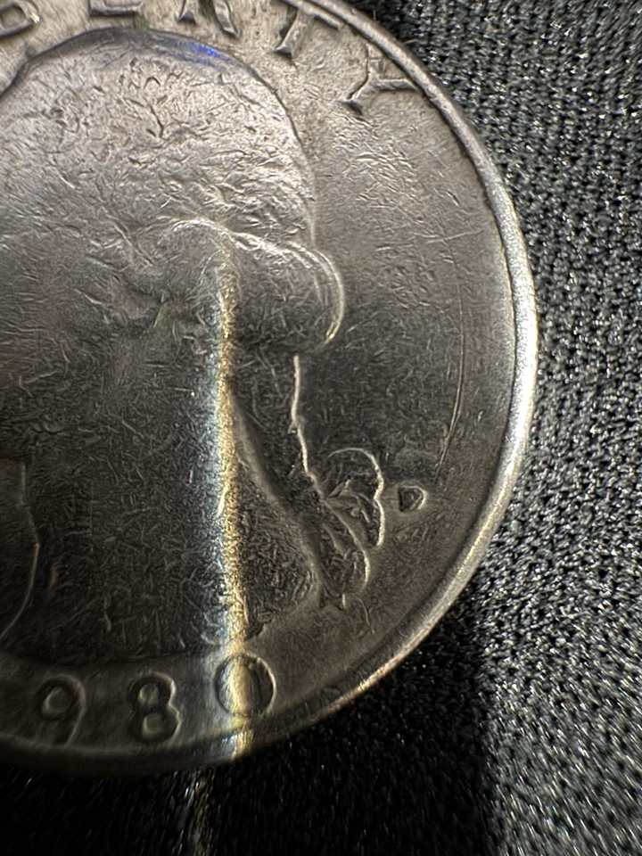 1980 Washington Quarter Filled D ERROR | eBay