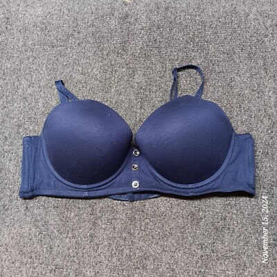Nautica Intimates Bra Women 38C Navy Blue Push Up | eBay