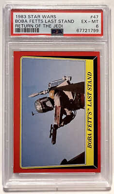 1983 Star Wars Return Of The Jedi #47 Boba Fett’s Last Stand PSA 6 EX ...